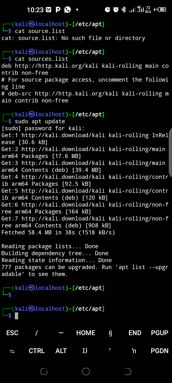was not possible to install packages · Issue #644 · screetsec/TheFatRat · GitHub