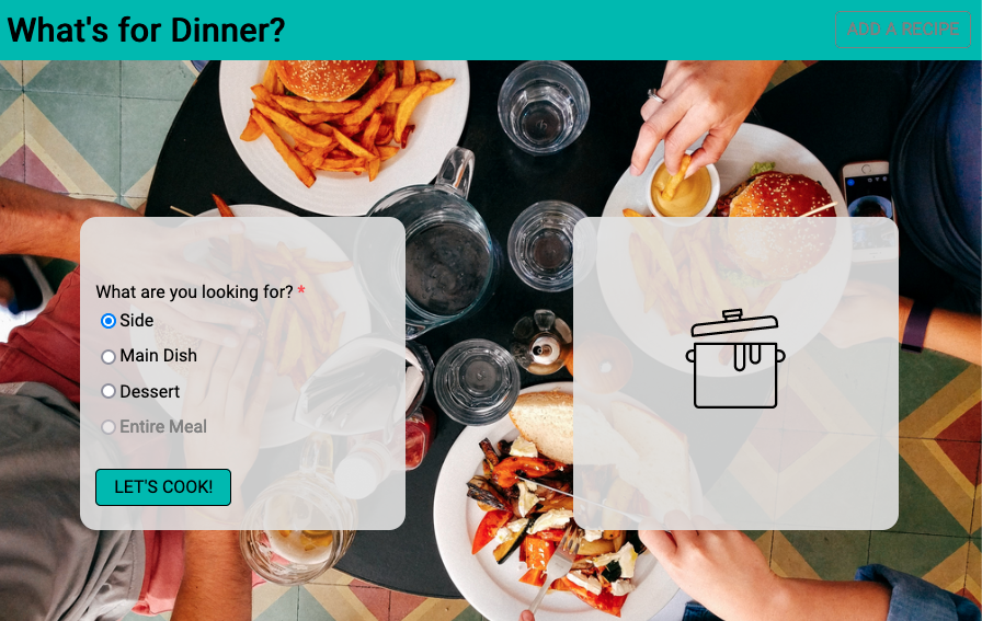 GitHub - eli-davidson-portfolio/whats-for-dinner