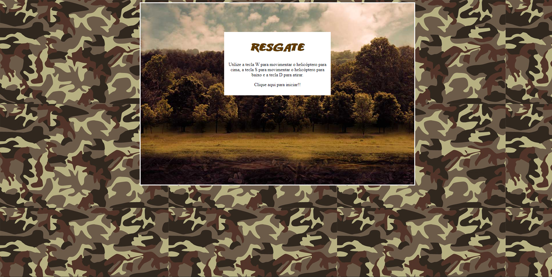 GitHub - Andresa-Alves-Ribeiro/resgate: Resgate é um jogo para ...