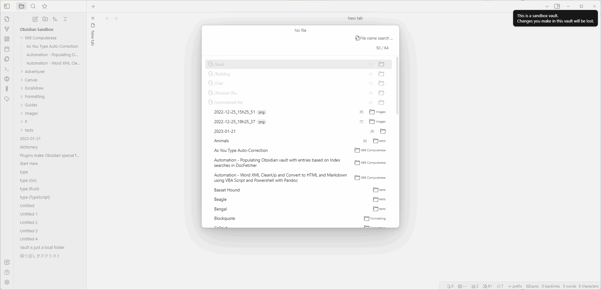 Issue with plugin panel alignment · Issue #156 · tadashi-aikawa/obsidian-another-quick-switcher ...