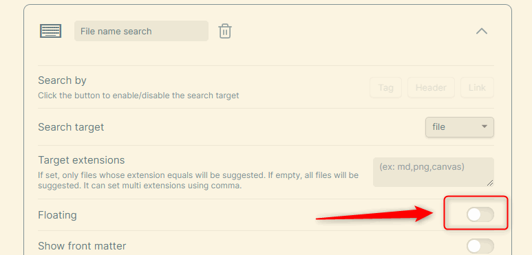 Issue with plugin panel alignment · Issue #156 · tadashi-aikawa/obsidian-another-quick-switcher ...