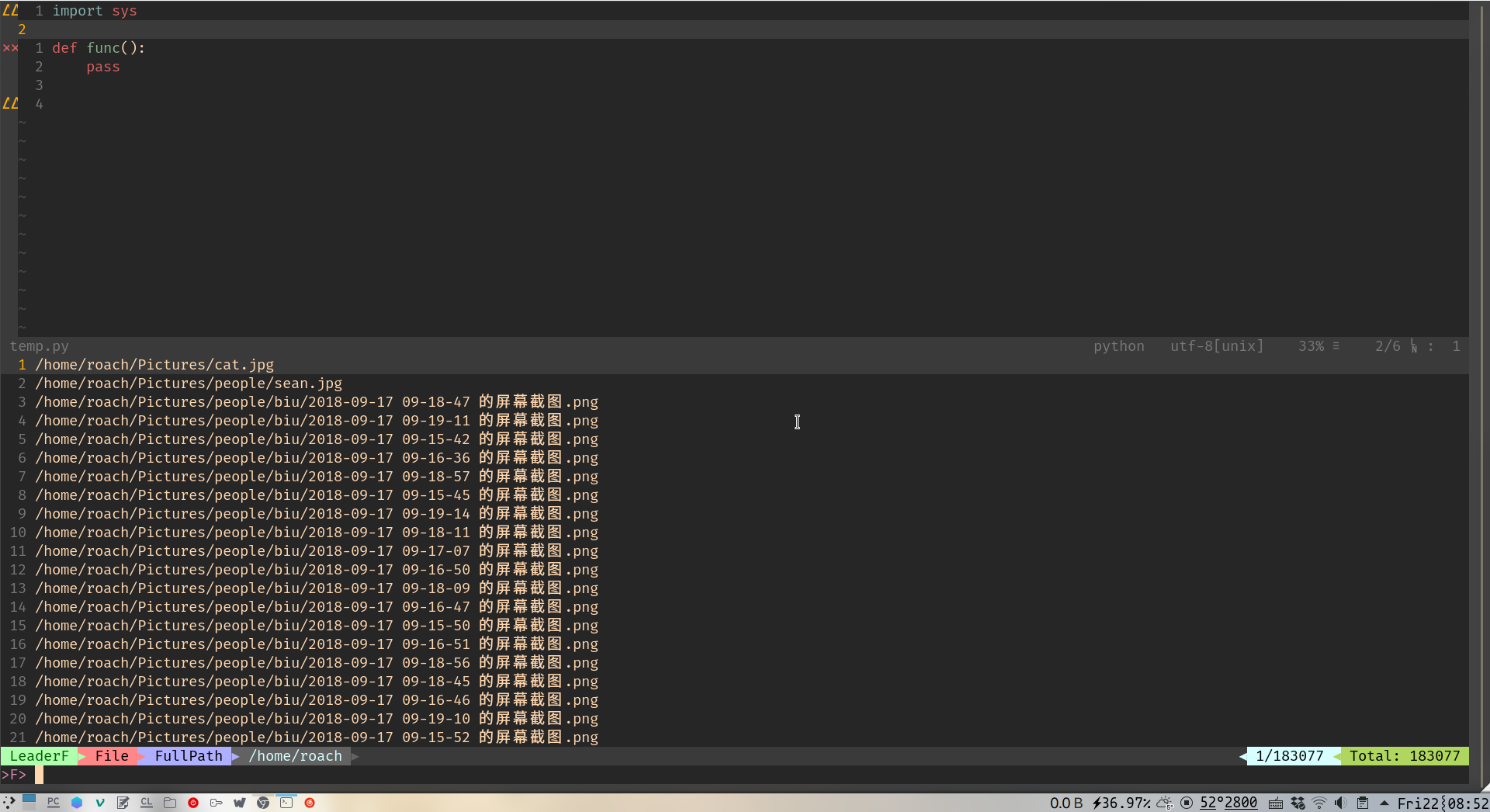 :LeaderfFile无法找到目标文件 · Issue #288 · Yggdroot/LeaderF · GitHub
