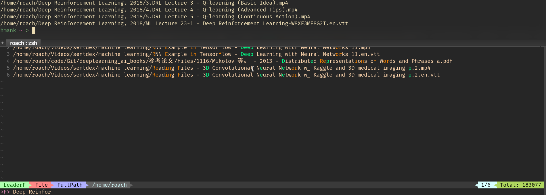 :LeaderfFile无法找到目标文件 · Issue #288 · Yggdroot/LeaderF · GitHub