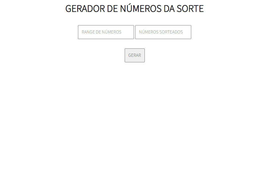GitHub - HackbartPR/Gerador-de-N-meros-da-Sorte: Página Web para gerar números aleatórios usados ...