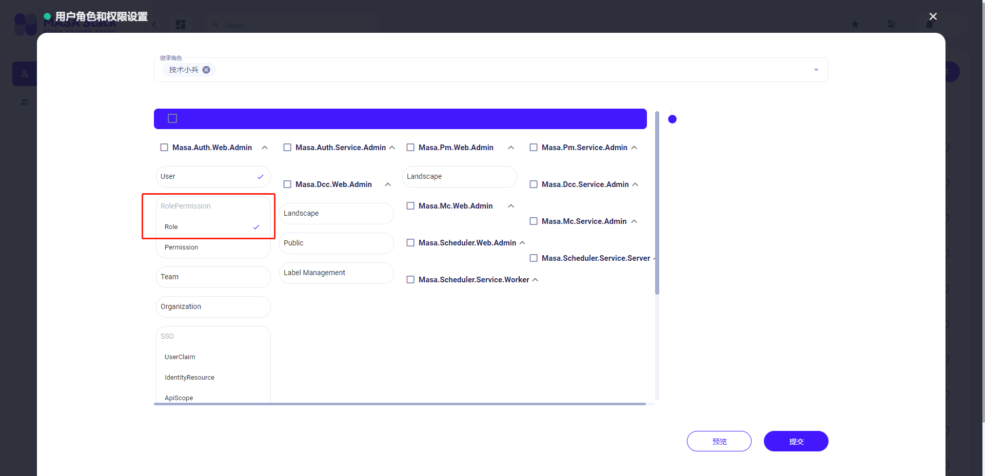 Permissions . User permission error · Issue #180 · masastack/MASA.Auth · GitHub