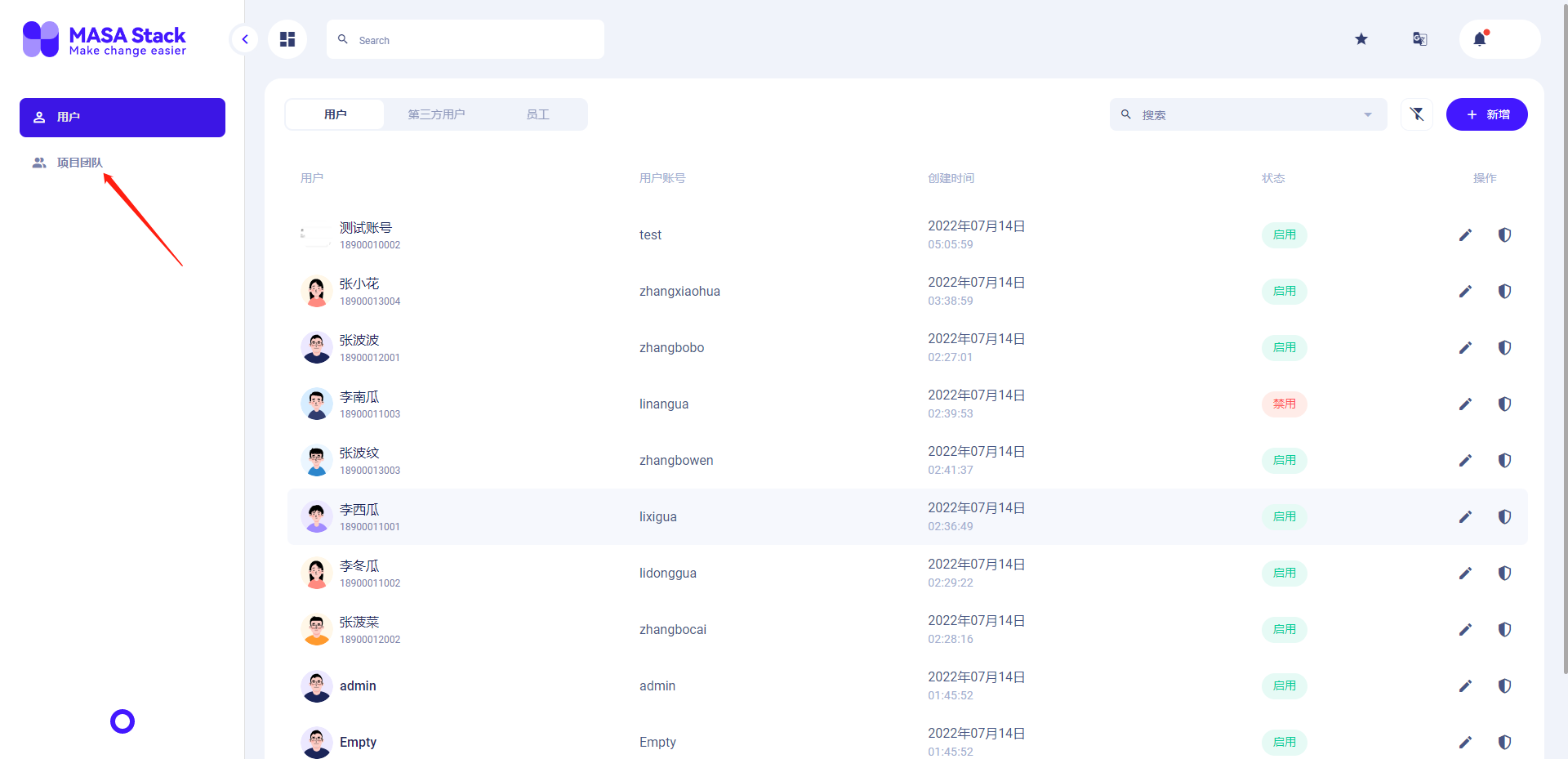 Permissions . User permission error · Issue #180 · masastack/MASA.Auth · GitHub