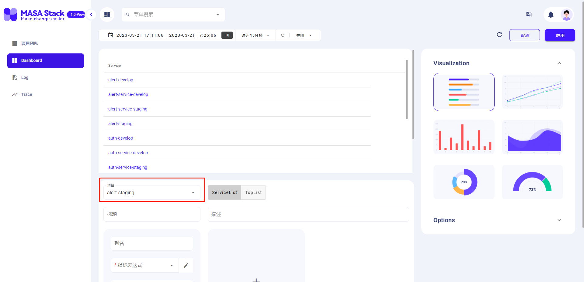 Dashboard, model is "All", edit chart, should not show "Item" drop-down box · Issue #221 ...