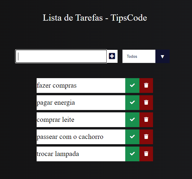 GitHub - AlefMends/checklist: Criei essa lista de tarefas, para treinar um pouco de Javascript ...