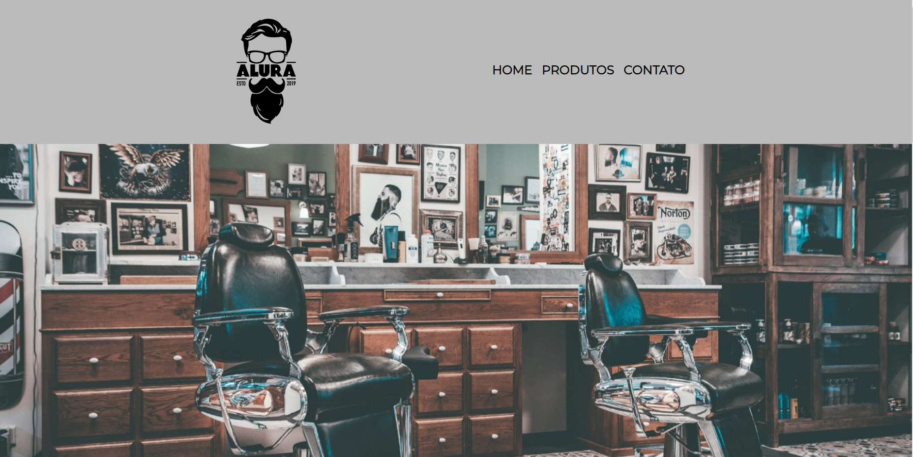 GitHub - AlefMends/barbearia: Site feito junto ao curso Alura, de HTML e CSS, com algumas ...