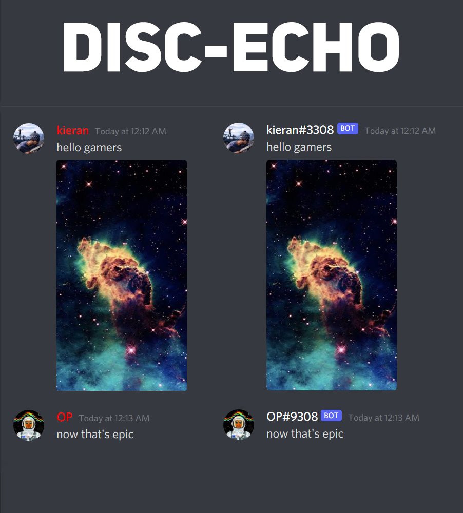 GitHub - kieranrath/Discord-Echo: A simple discord.js self-bot that can echo the messages from a ...