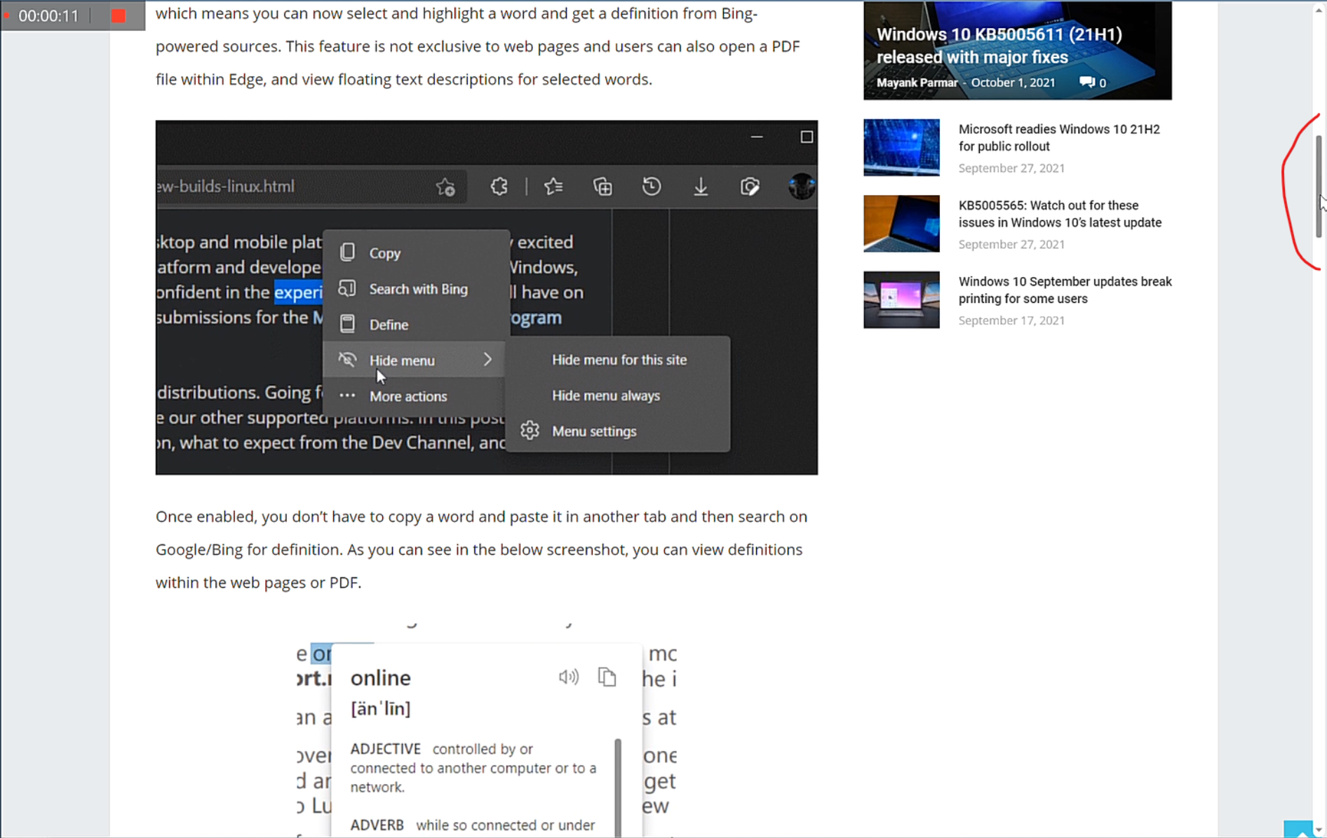 [bug] Edge cannot display the Windows Style Overlay Scrollbar · Issue #7475 · darkreader ...