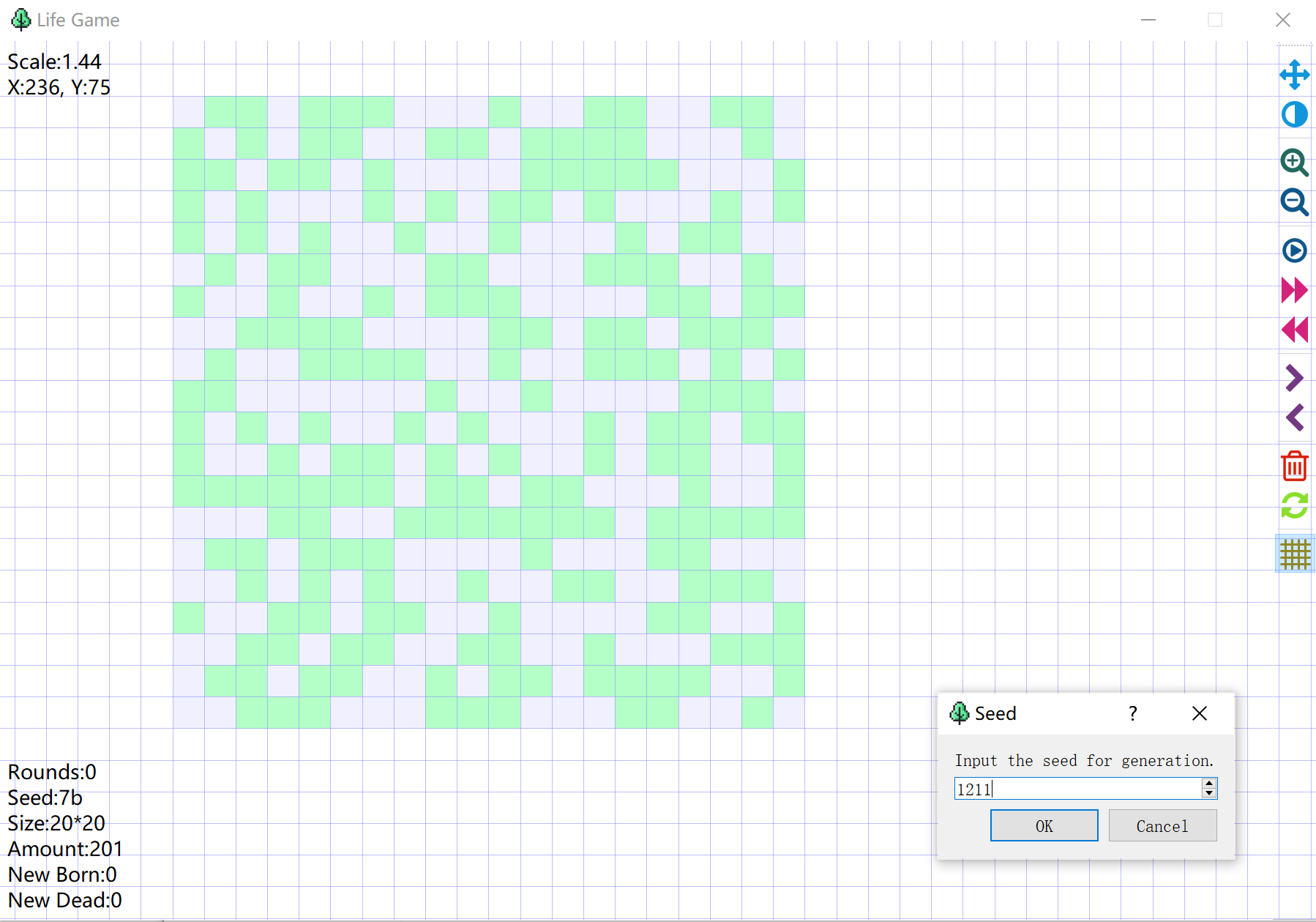 GitHub - leehyukshuai/Qt-Game-of-Life: 利用Qt实现的康威生命游戏。