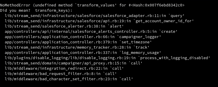 Undefined method `transform_values' on Restforce.query method · Issue #681 · restforce/restforce ...