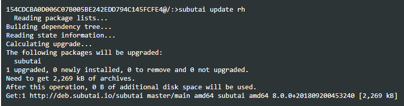 subutai update should display download information · Issue #188 · subutai-io/agent · GitHub