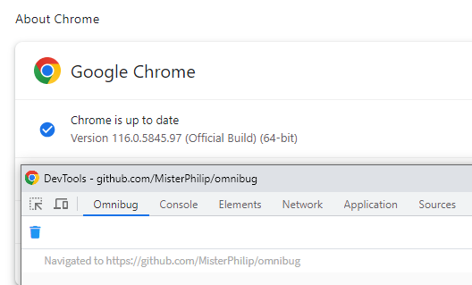 Omnibug doesn,t support last version of Chrome · Issue #231 · MisterPhilip/omnibug · GitHub