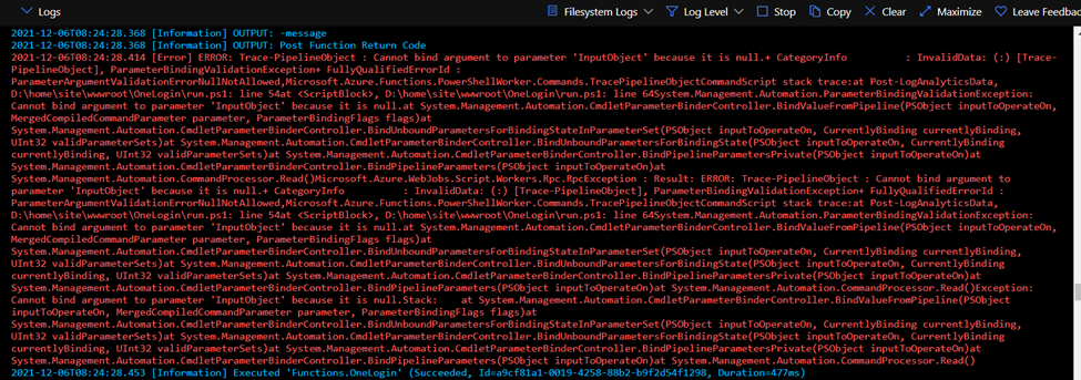 OneLogin Data Code fails due to 'InvalidDataFormat' and 'InvalidOperation' · Issue #3544 · Azure ...