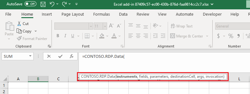 [Excel Online] Function ScreenTips not showing · Issue #3387 · OfficeDev/office-js · GitHub