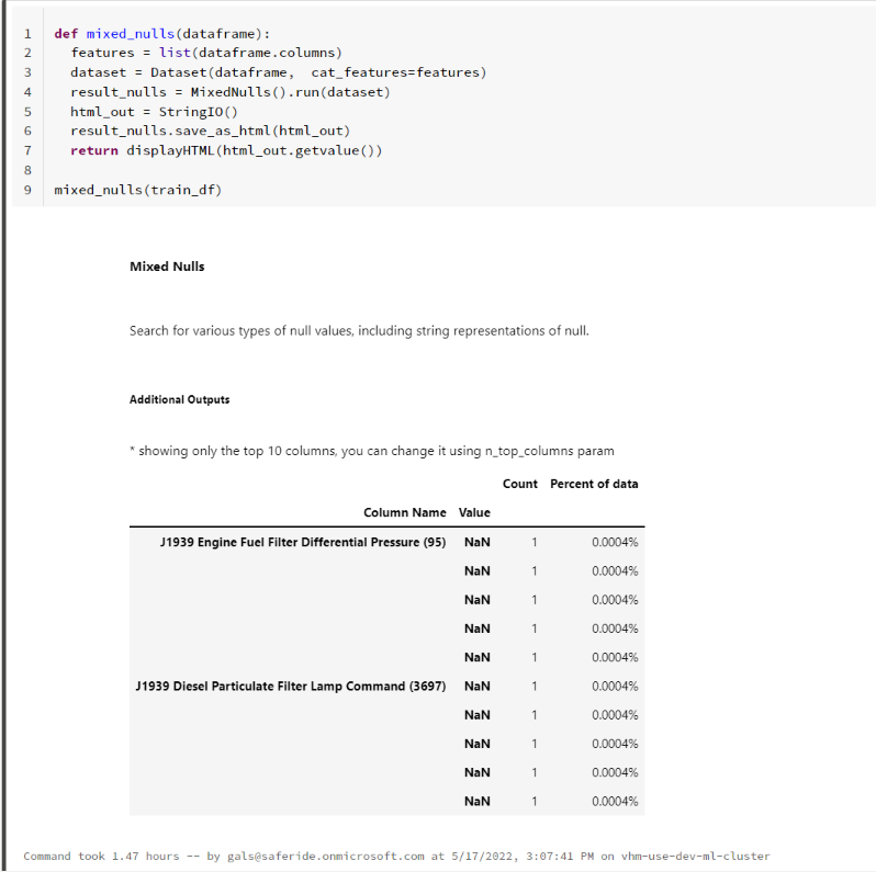 [BUG] Mixed Nulls check taking too long · Issue #1472 · deepchecks/deepchecks · GitHub