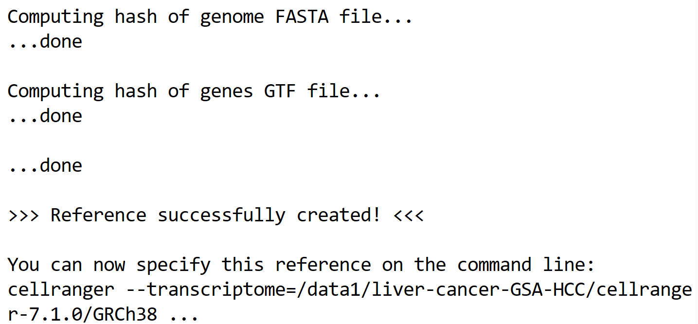 error: The subcommand 'mkref --genome=GRCh38' wasn't recognized Did you mean 'mkref'? If you ...