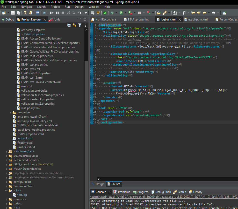 Esapi Not Working With Eclipse · Issue 727 · Esapi Esapi Java Legacy · Github