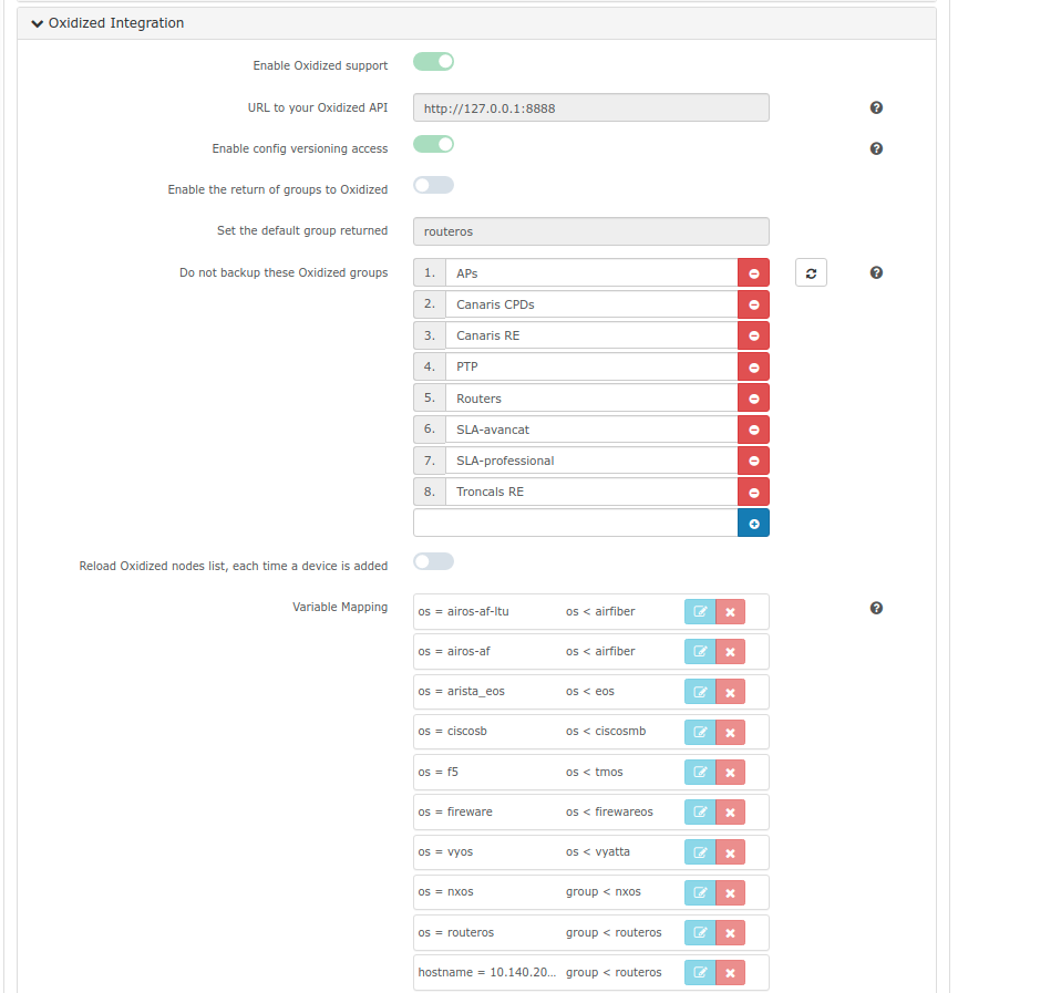 oxidized skip groups bug · Issue #13568 · librenms/librenms · GitHub