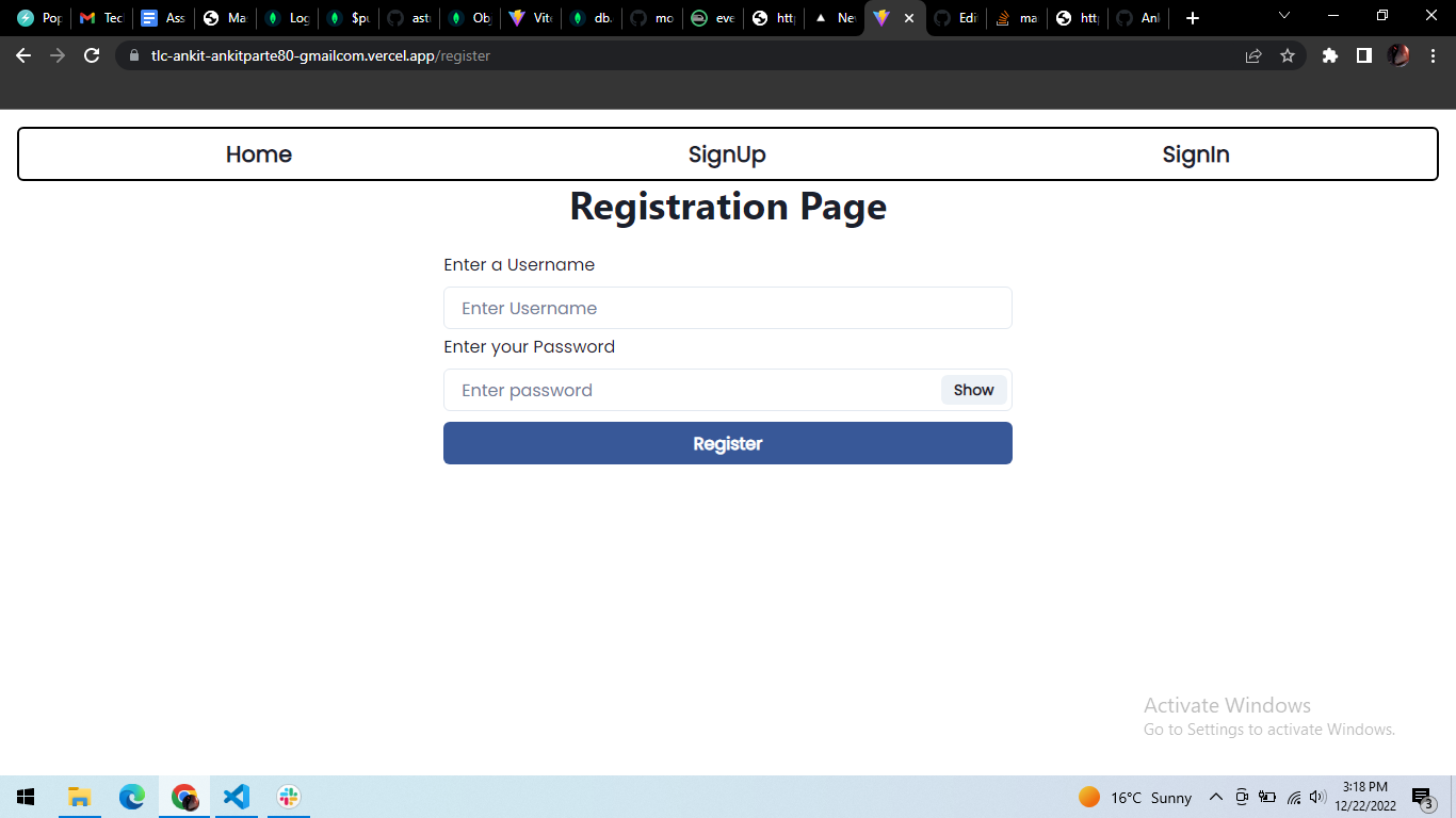 GitHub - AnkitParte/tlc-ankit: Sport Event App
