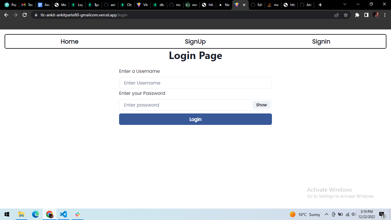 GitHub - AnkitParte/tlc-ankit: Sport Event App