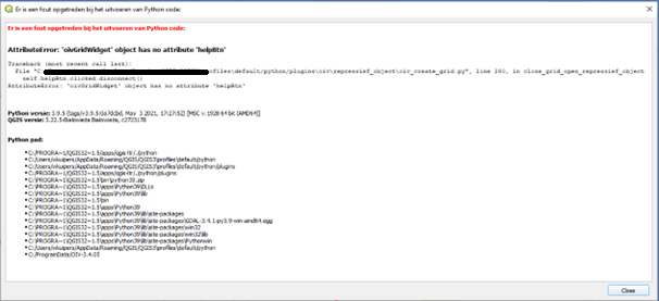 Foutmelding bij aanmaken kaartblad/Grid · Issue #356 · OIV-NL-QGIS/QGIS ...