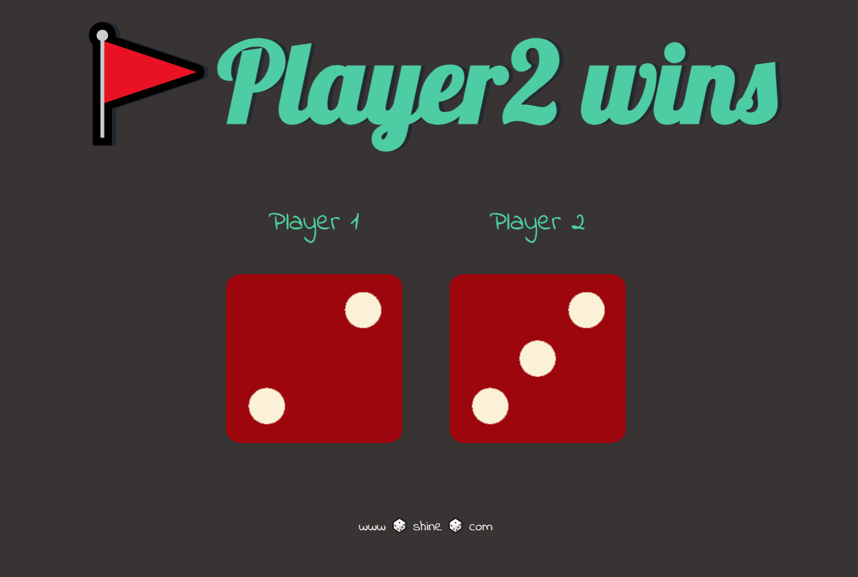GitHub - shine2024/DiceGame: its a web page that includes two players ...