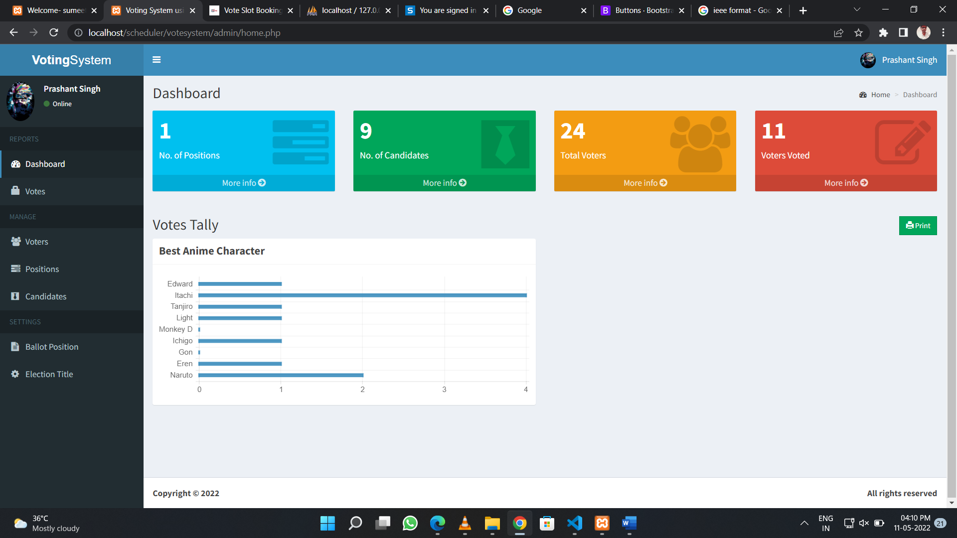 GitHub - pranjalwagh/Online-Voting-System-and-Scheduler-