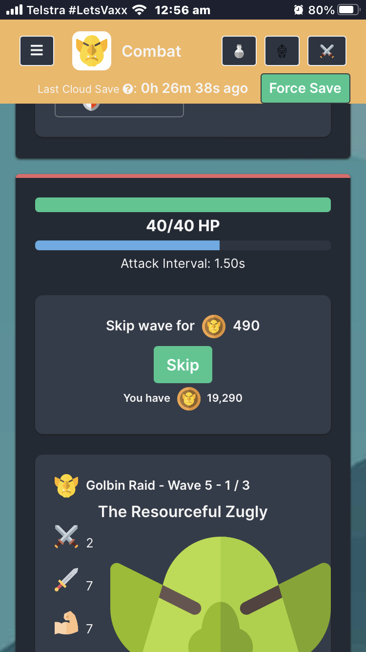 [Bug]: Goblin Raids progression fast action bar missing · Issue #1801 · MelvorIdle/melvoridle ...