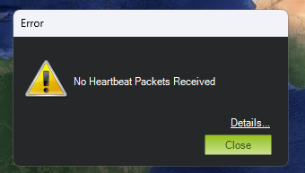 No Mavlink Heartbeat Packets error · Issue #3075 · ArduPilot/MissionPlanner · GitHub