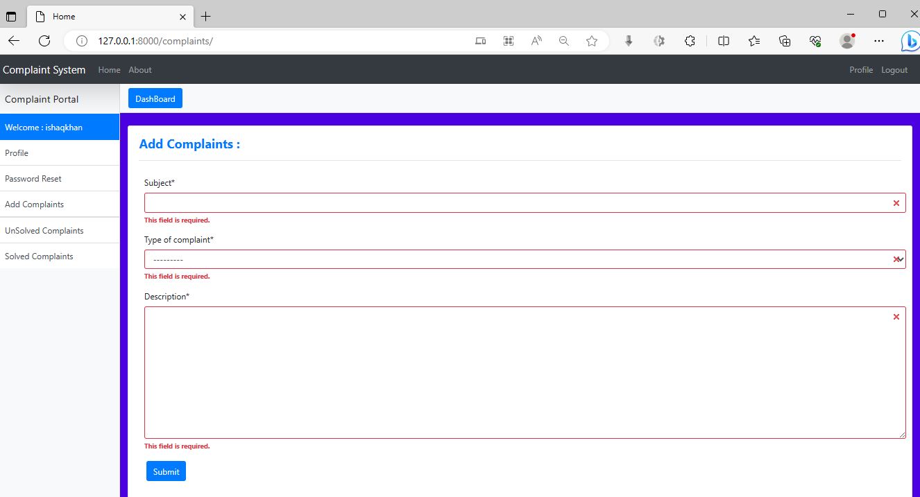 GitHub - muradaliali/Colllege_complaint_management