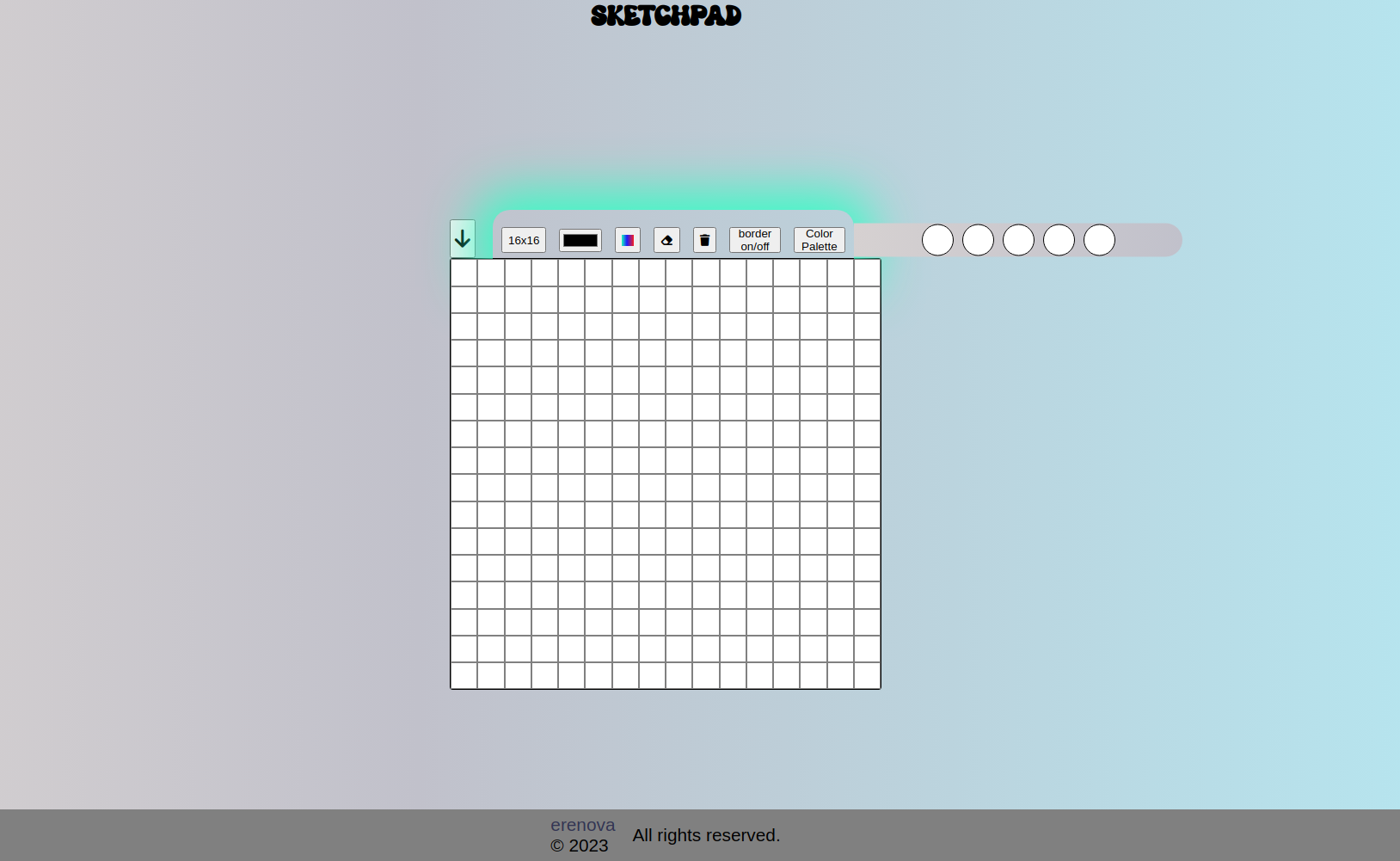 Github Erenova Sketchpad Mini Project For `top`