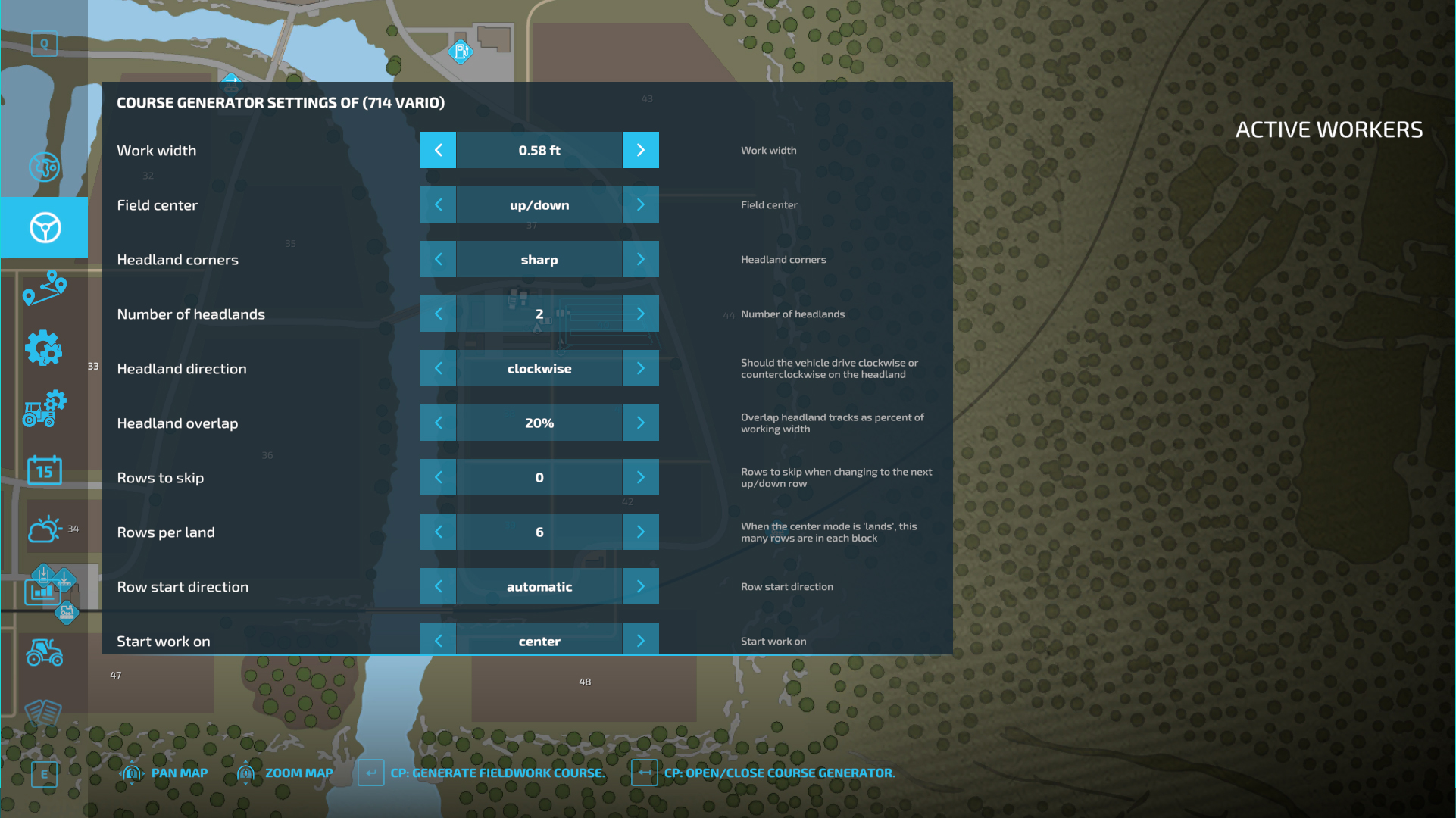 [BUG] Work width in Feet not Metres, also auto width not working ...
