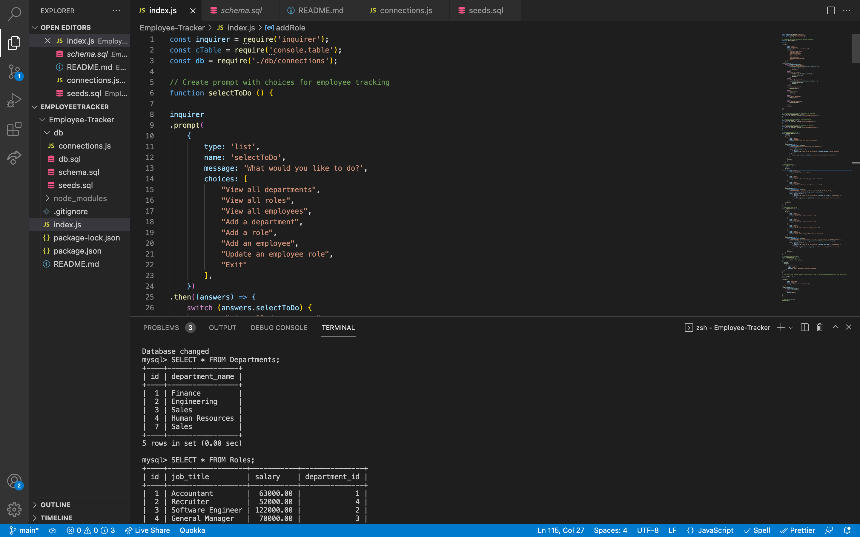 GitHub - fraancellaa/Employee-Tracker