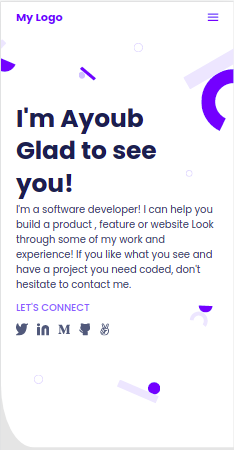 GitHub - AyoubMs/portfolio: This project entails building a responsive ...
