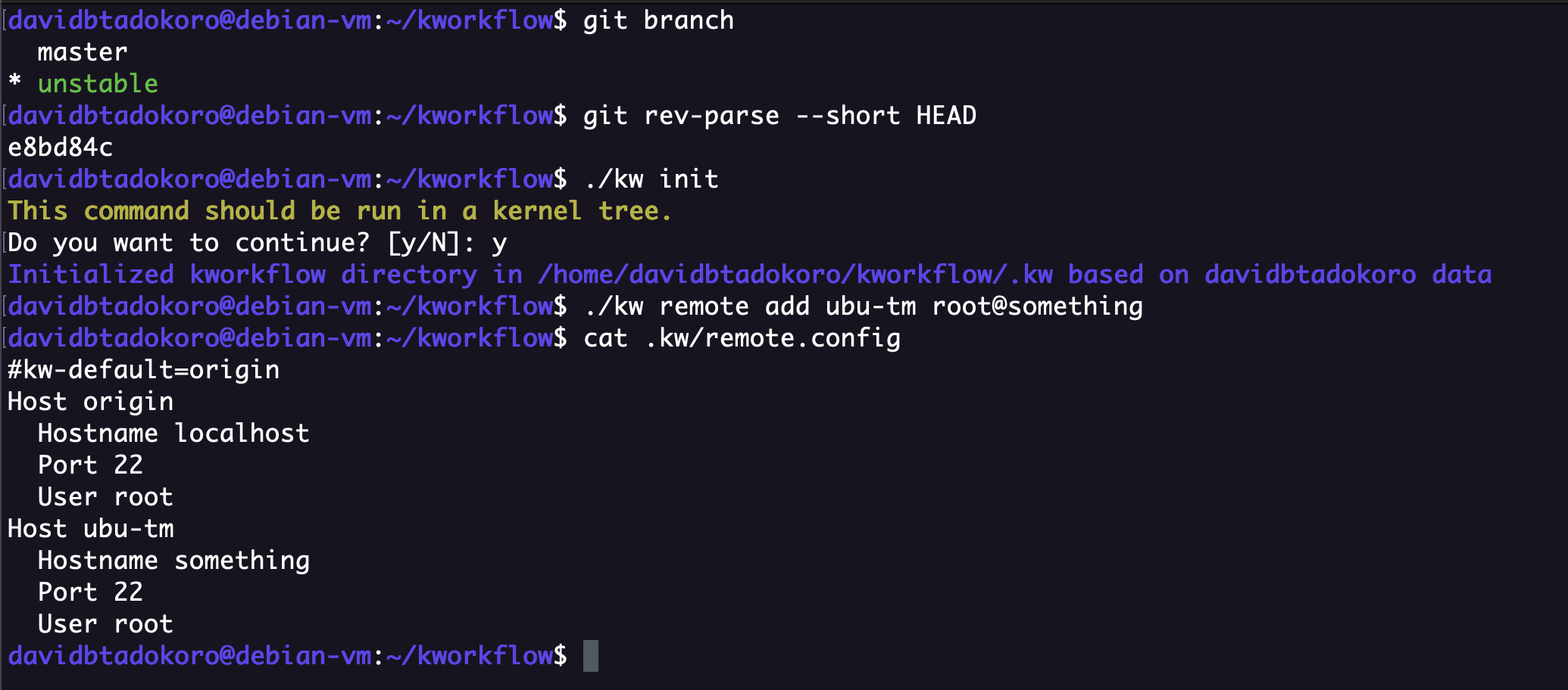 Kw Remote Add Fail With Namespace · Issue 714 · Kworkflow Kworkflow · Github