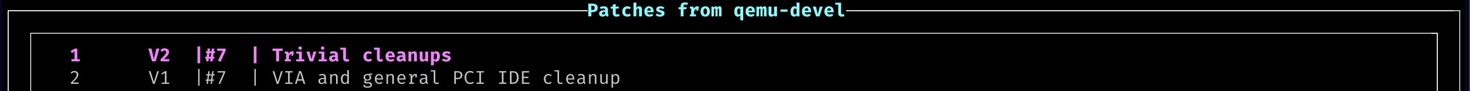 `upstream-patches-ui` wrong title in 'new patches' screen after returning from 'series details ...