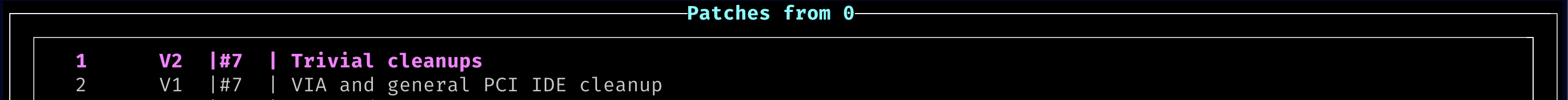 `upstream-patches-ui` wrong title in 'new patches' screen after returning from 'series details ...
