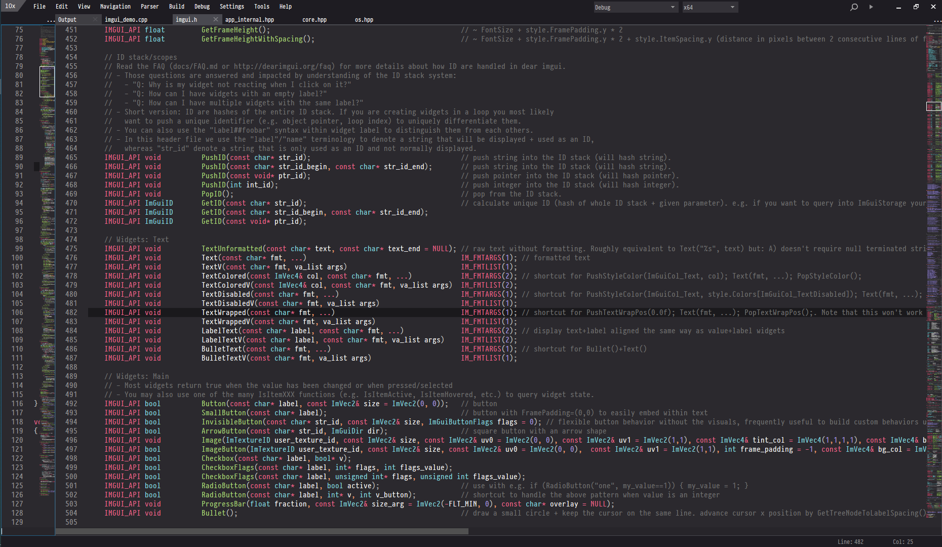 Parser Doesnt Recognise Some Functions From Dear Imgui Library · Issue
