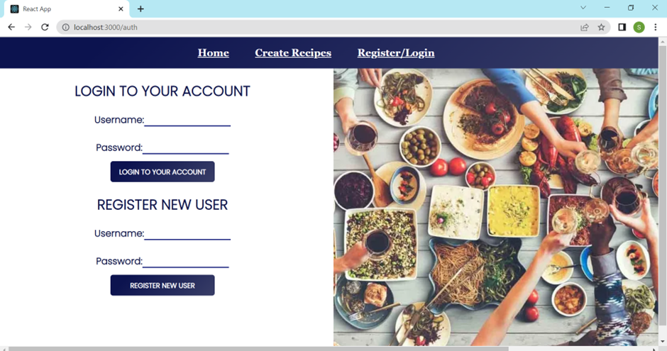 GitHub - Sandra-Davis/RecipeApp