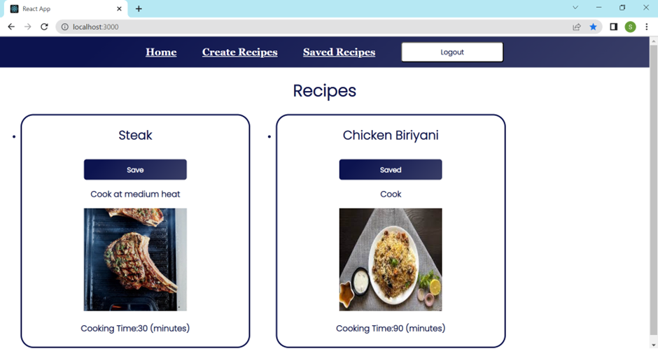 GitHub - Sandra-Davis/RecipeApp