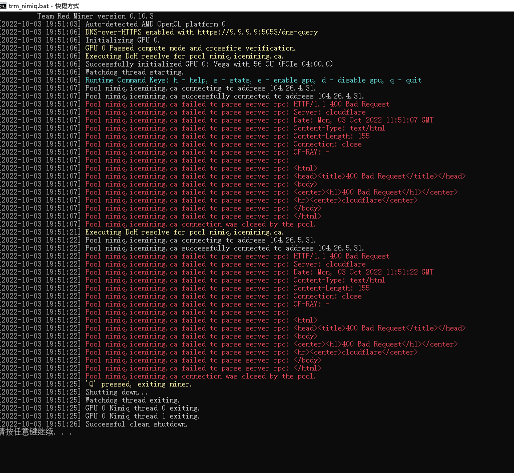 Nimiq · Issue #670 · todxx/teamredminer · GitHub