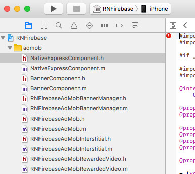 "RNFirebaseAdMobBanner" does not exist · Issue #400 · invertase/react-native-firebase · GitHub