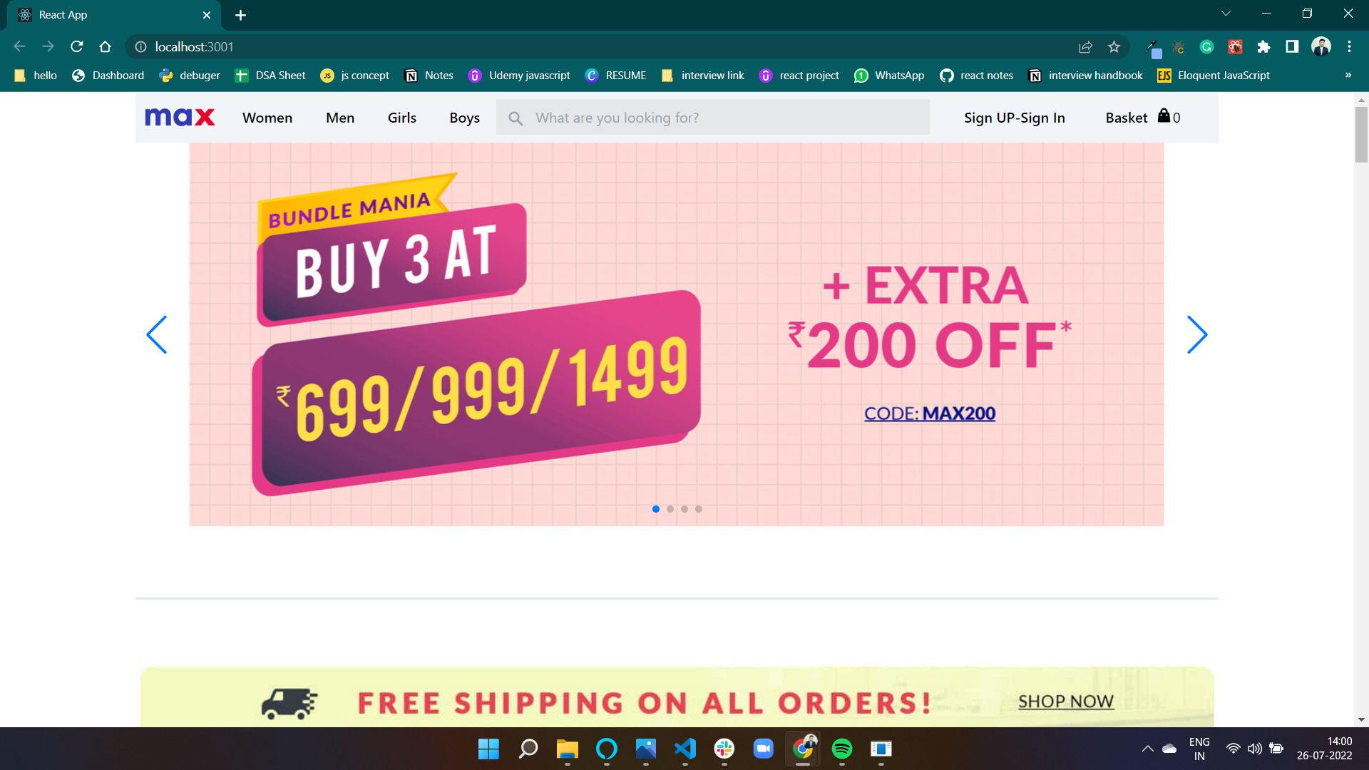 GitHub - Gaurav0597/MaxFashion-Clone-MERN: MaxFashion-Clone-An e ...