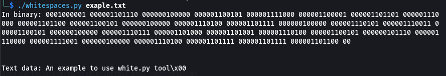 GitHub - endline01/Steganography-Whitespaces: Tool used to decode ...