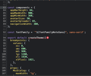 hotfix - Replace `createTheme` with old `createMuiTheme` as it is ...