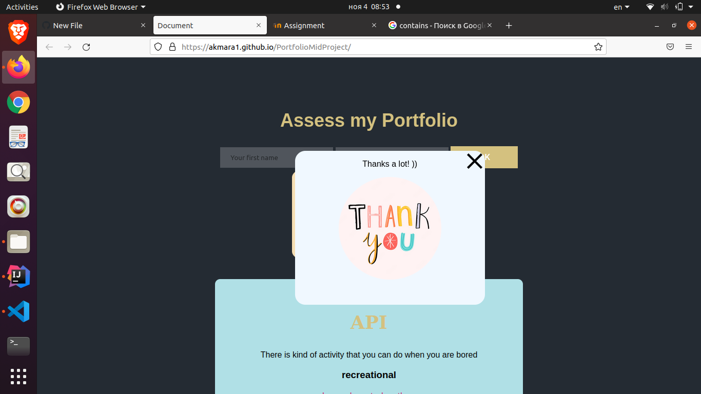 GitHub - akmara1/PortfolioMidProject