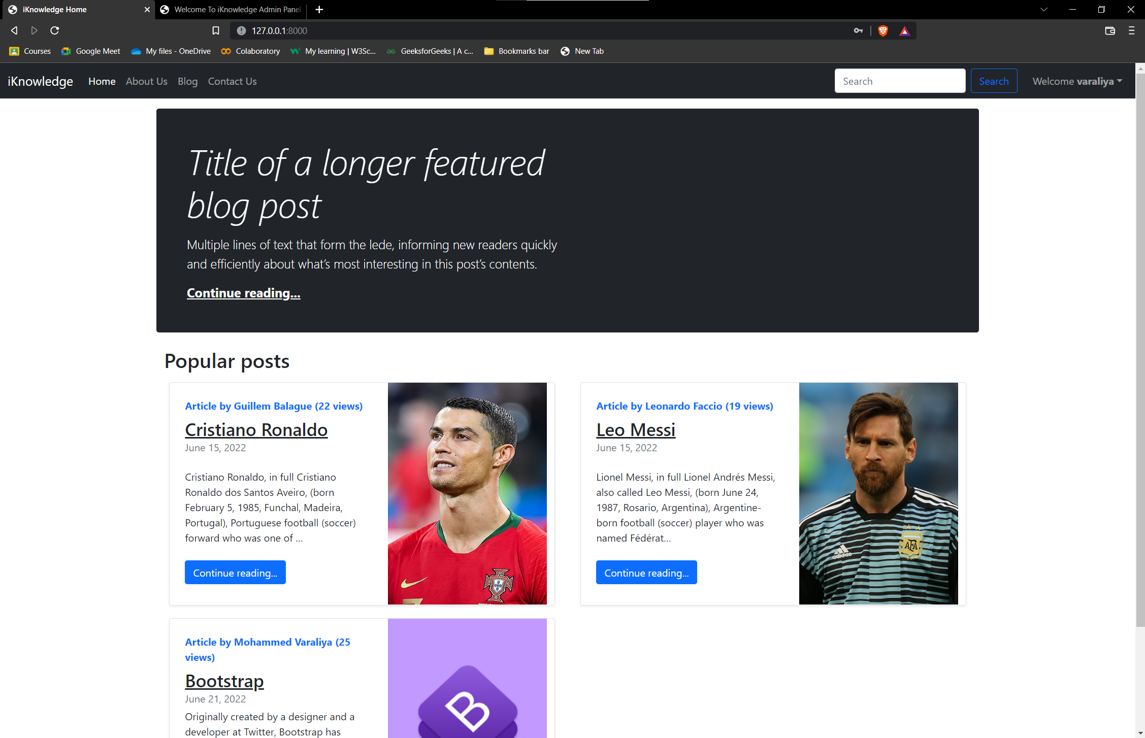 GitHub - Mohammedvaraliya/iKnowledge: This iKnowledge blog (a shortened version of “weblog”) is ...